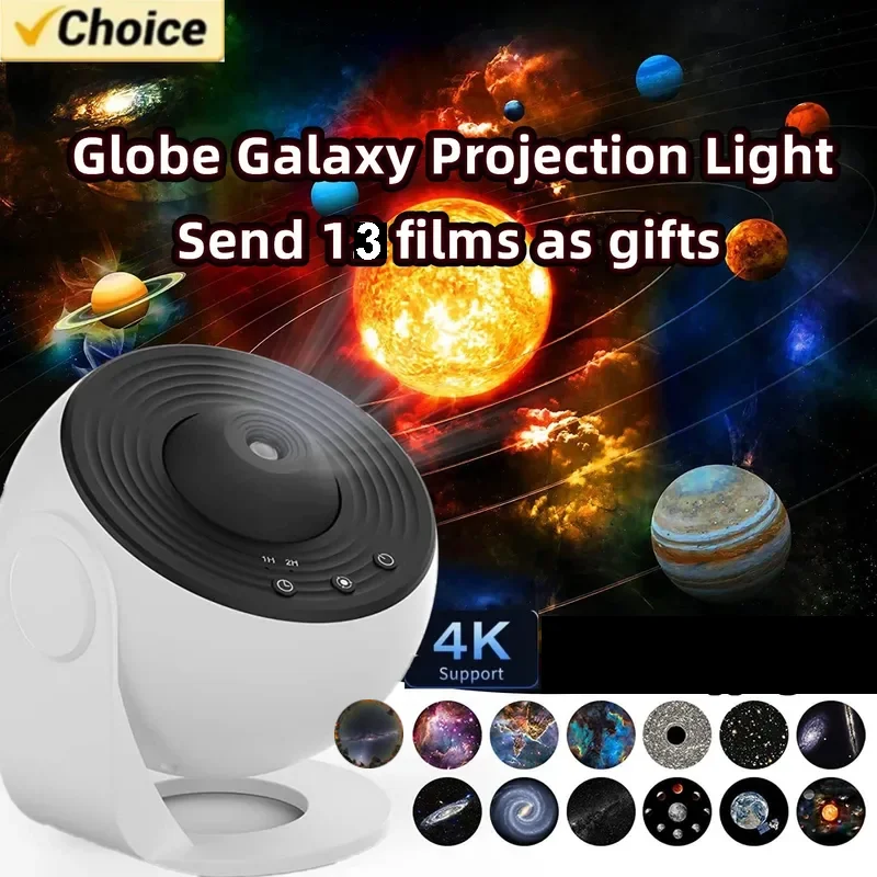 Starry Sky Night Light Galaxy Projector 360°Rotate Planetarium Lamp For ...