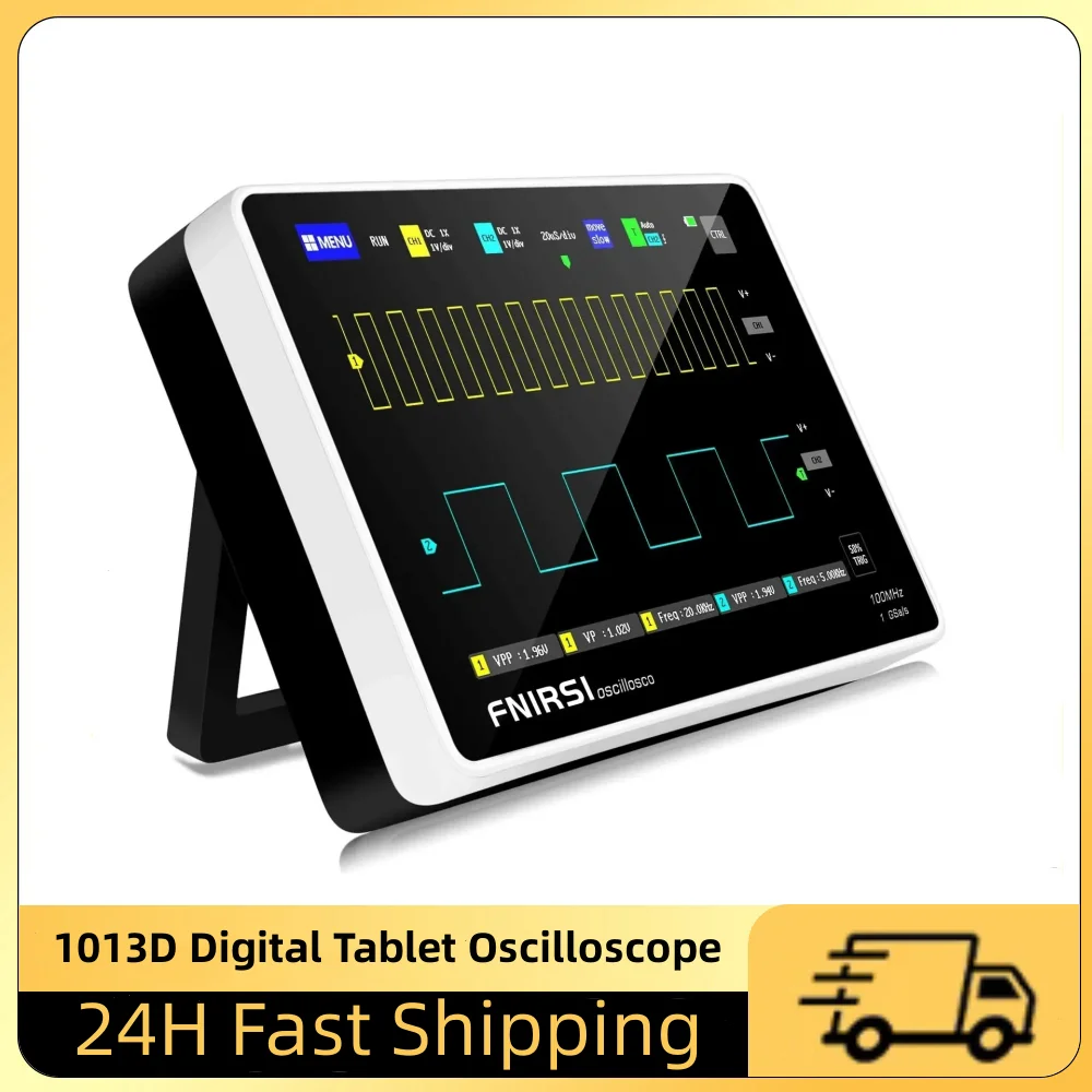 FNIRSI-1013D-Digital-Tablet-Oscilloscope-Dual-Channel-100M-Bandwidth ...
