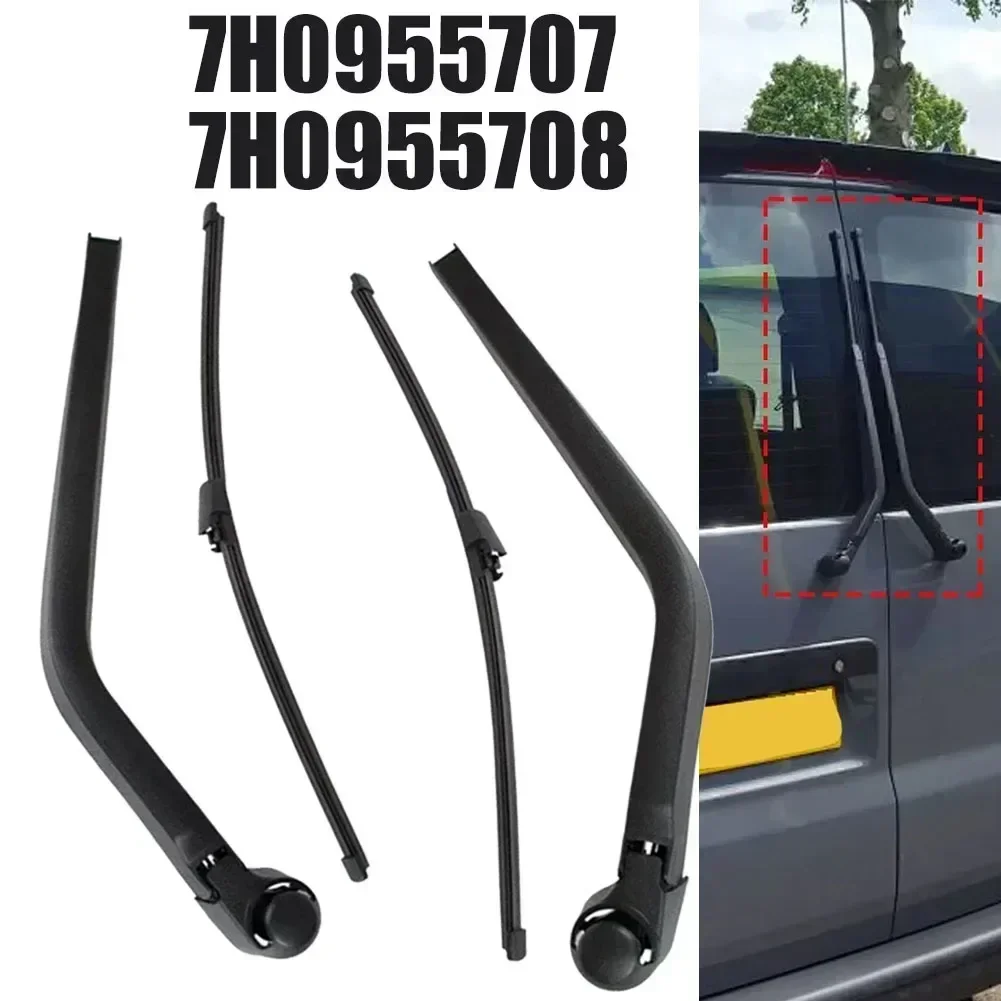Pair Rear Wiper Assembly For T5 2004-2009 For T 6 2015+ 7H0955707 ...