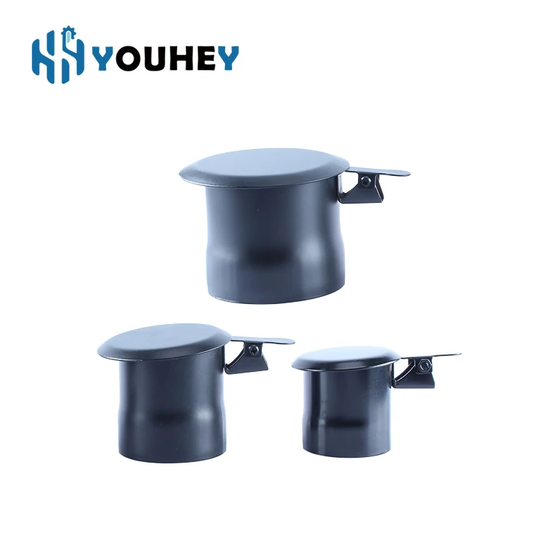 50MM 75MM 60MM Diesel Generator Exhaust Rain Caps Hat chimney exhaust ...