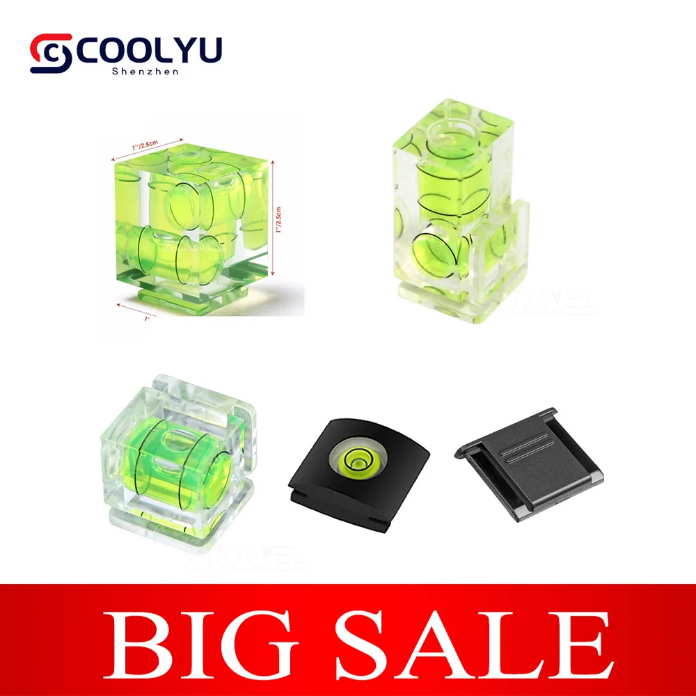 3-Axis-Flash-Hot-Shoe-Cover-Bubble-Spirit-Level-Protector-For-Canon-M ...