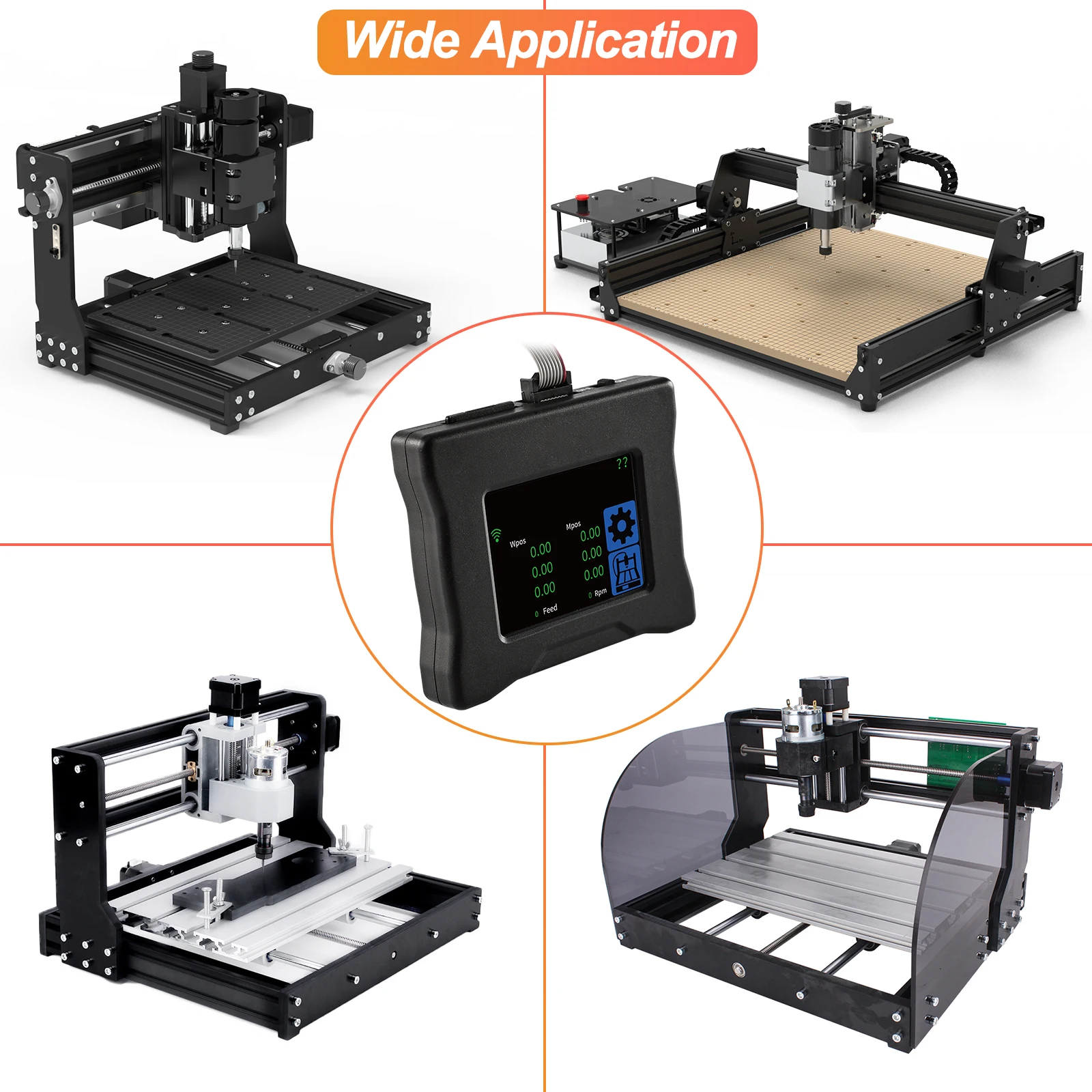 Machine CNC 3018 Pro-MAX GRBL 3 Axes Et LASER 20W avec fonction OFFLINE ...
