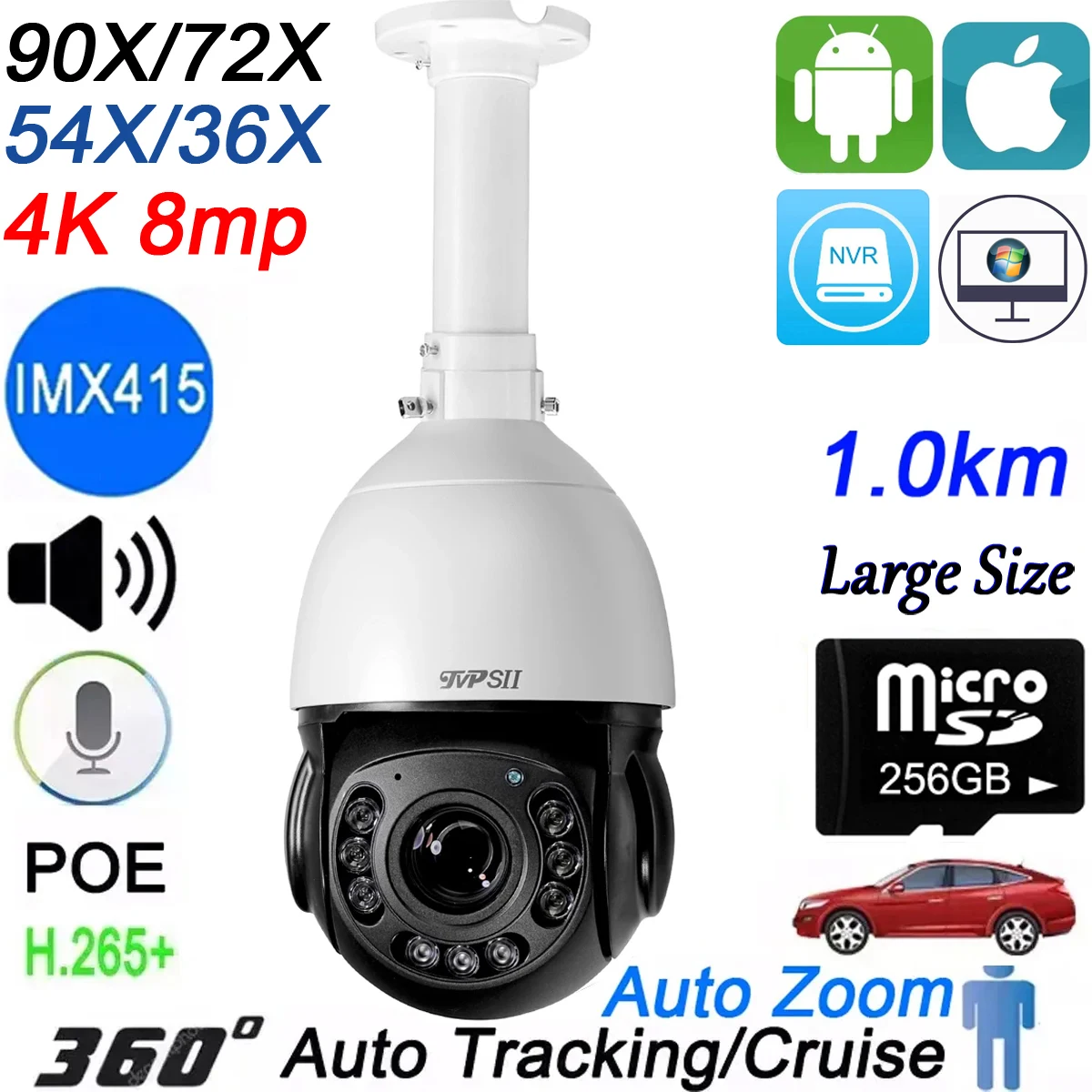 Cam-ra-PTZ-montage-au-plafond-avec-suivi-automatique-8MP-4K-5MP-IMX415 ...