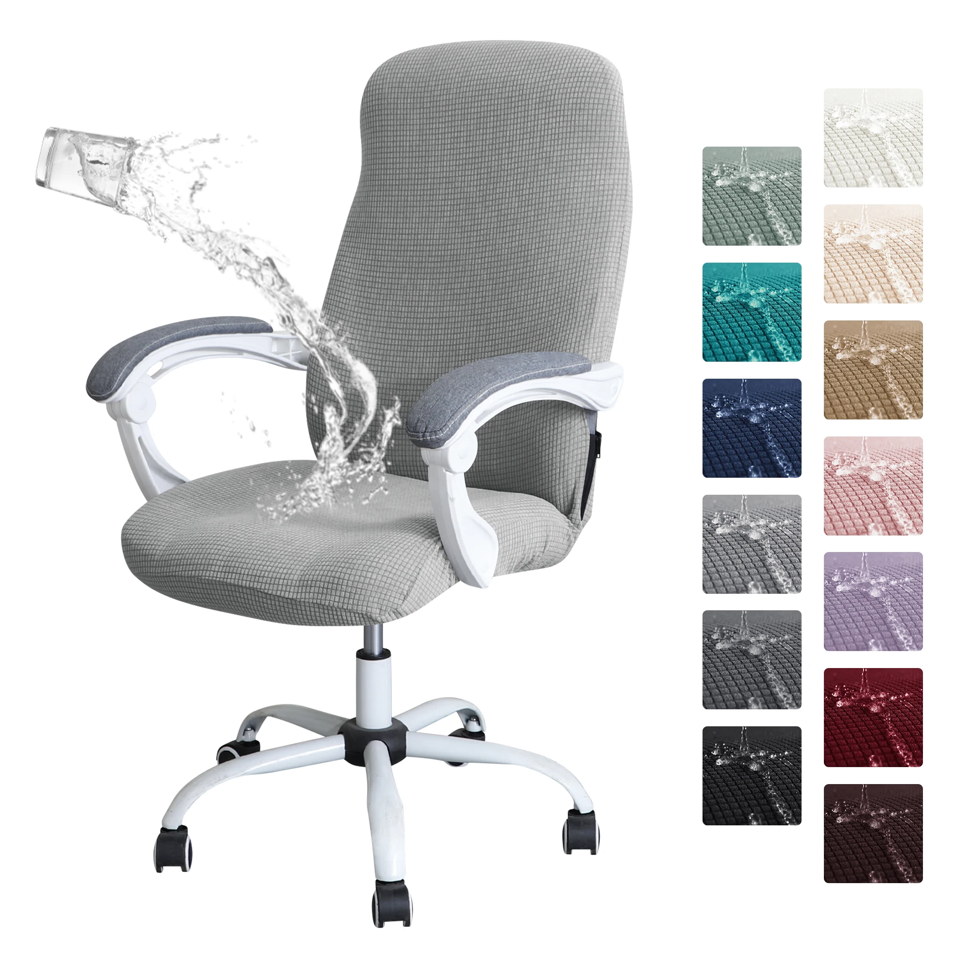Jacquard-Office-Computer-Chair-Cover-Water-Repellent-Chair-Cover ...