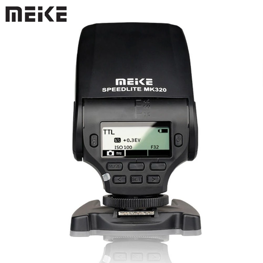 Meike-Flash-TTL-Speedlite-MK-320-para-c-mara-Canon-Nikon-Sony-Fujifilm ...