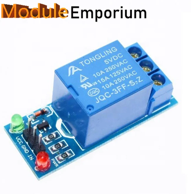JQC-3FF-S-Z-05VDC 5V low level trigger 1 Single Channel Road Way Relay ...
