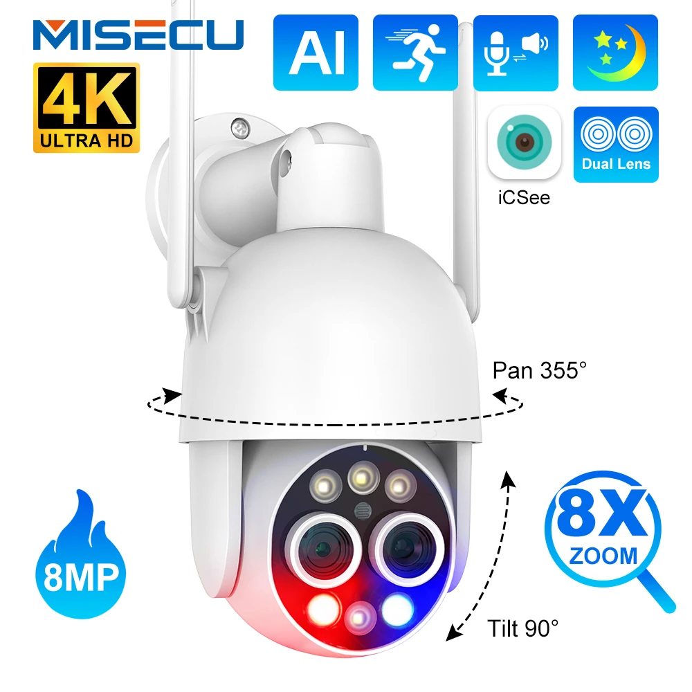 MISECU-8MP-4K-2-8-12mm-Dual-Lens-Outdoor-Wifi-Camera-8x-Hybrid-Zoom-PTZ ...