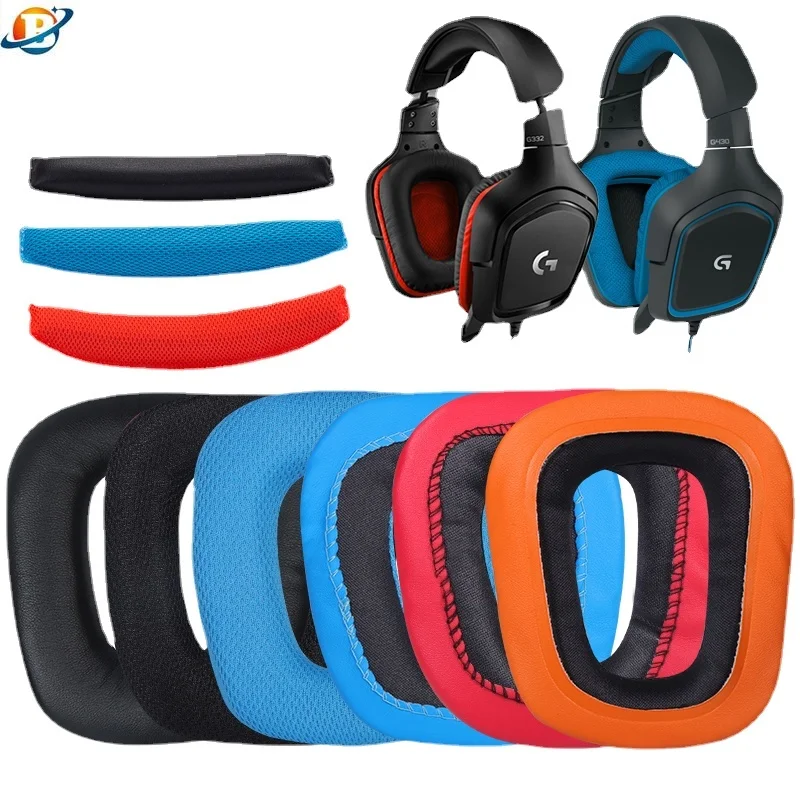 Earpads Logitech G35 G930 - Replacement Headband Ear Pads G35 G930 G430 ...