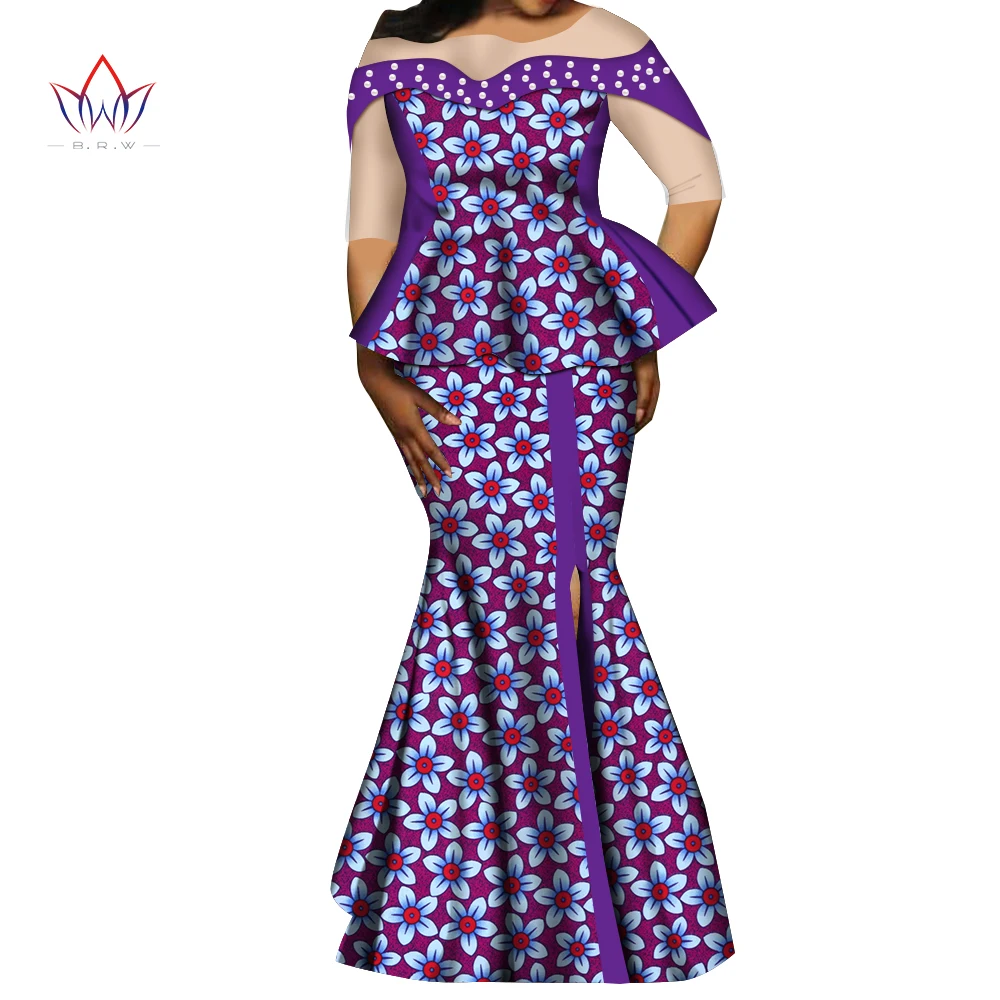 Ankara African Tops And Skirt Sets For Women Wedding Party Customize ...