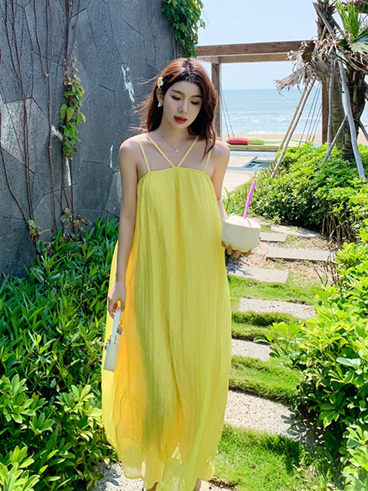 Summer-Long-Dress-Women-Loose-Temperament-Goddess-Holiday-Beach-Dresses ...