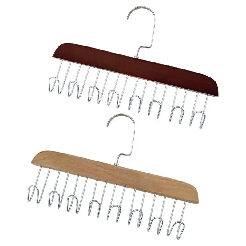Wooden-Multiple-Hooks-Women-Bra-Storage-Hanger-For-Home-Scarf-Organizer ...