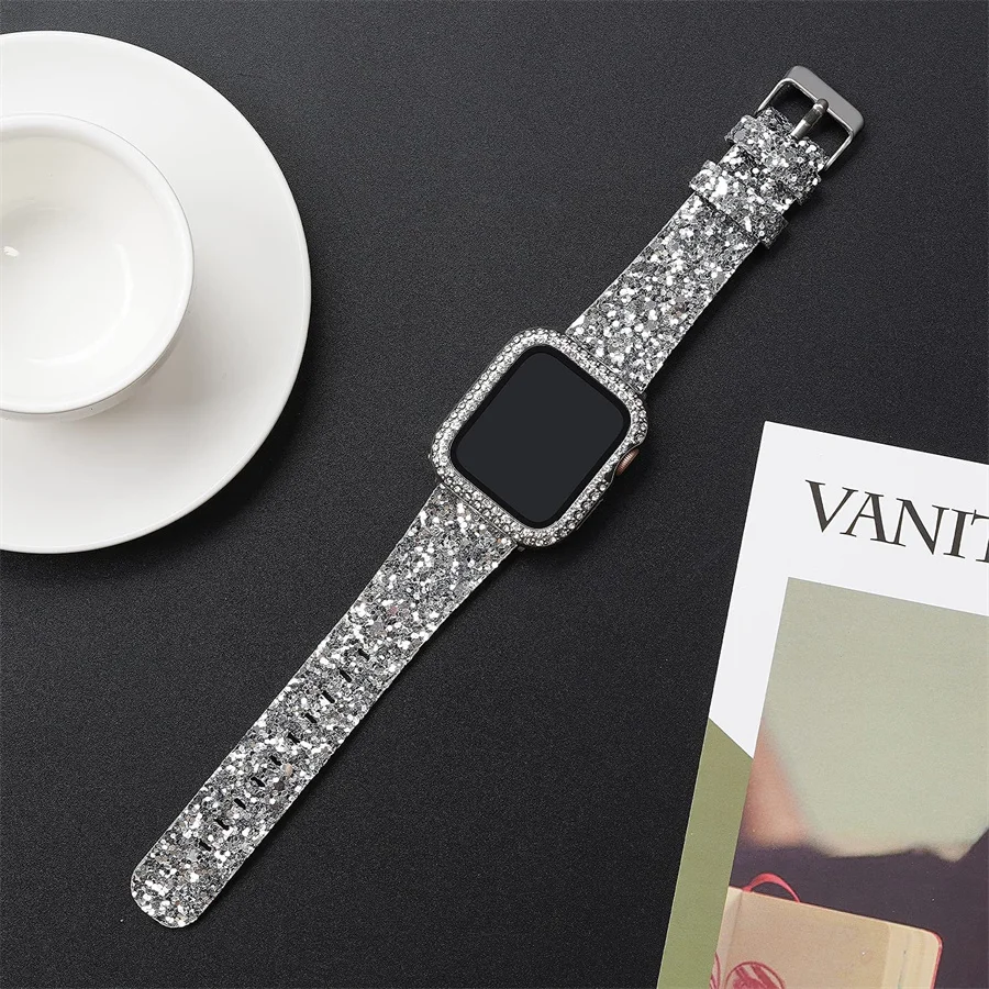 Glitter-Bling-Band-for-Apple-Watch-ultra-49mm-38mm-40-41mm-42mm-44mm ...