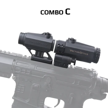 Vector Optics Maverick Series Red Dot Sight & 3x22 Magnifier Rifle ...