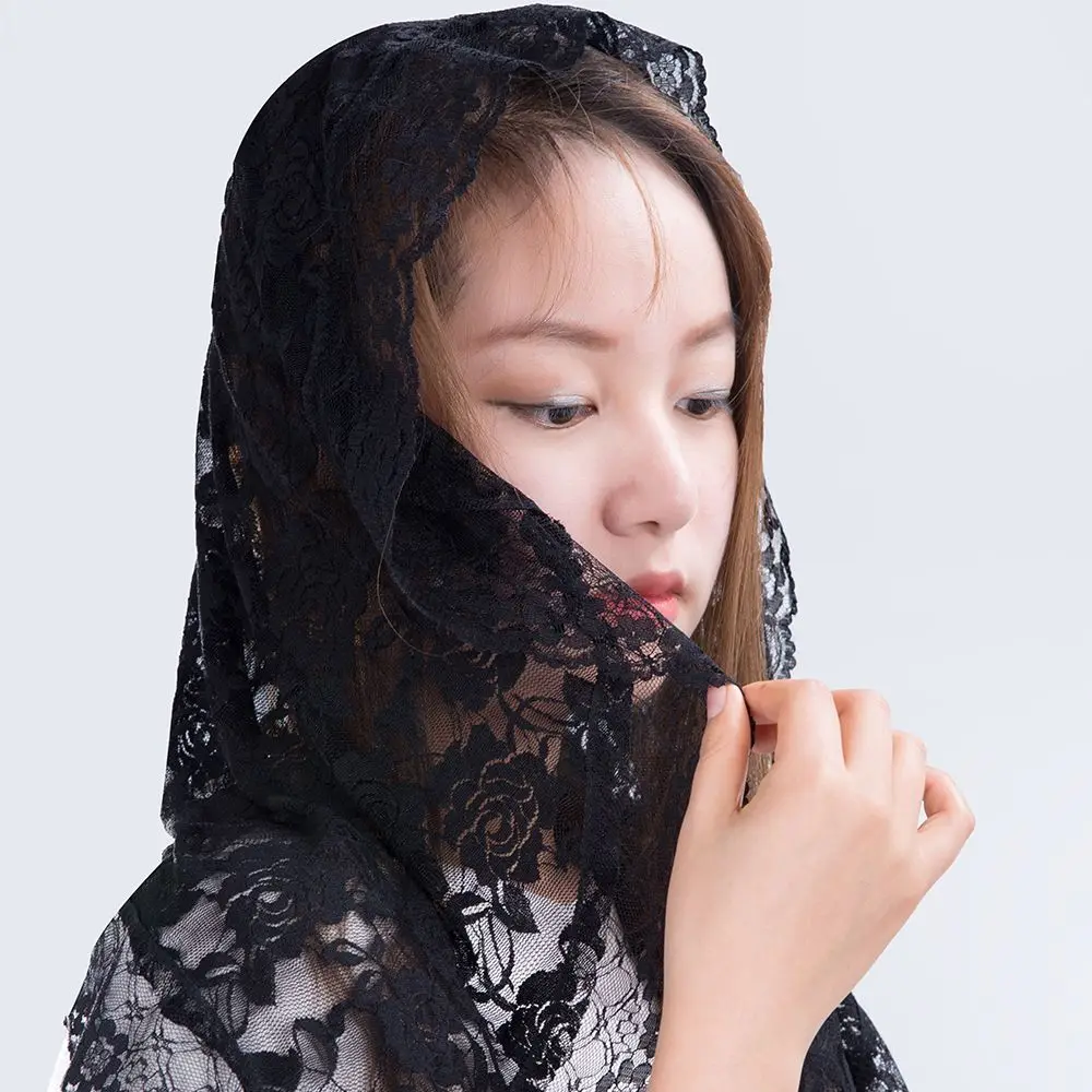 Lace-Edge-Veil-Short-Bridal-Short-Weeding-Bride-Accessories-Muslim ...