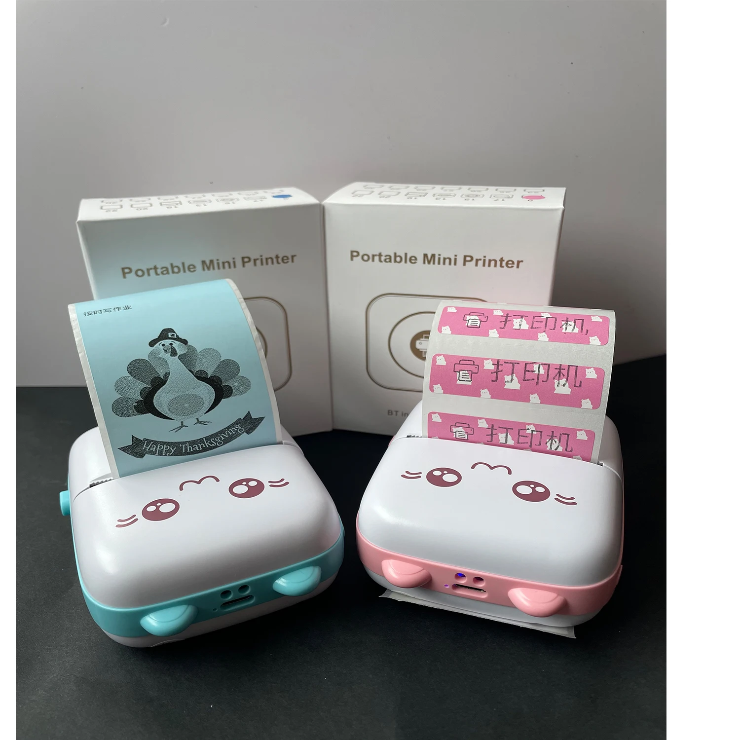 Meow-Mini-Label-Printer-Thermal-Portable-Printers-Stickers-Paper ...