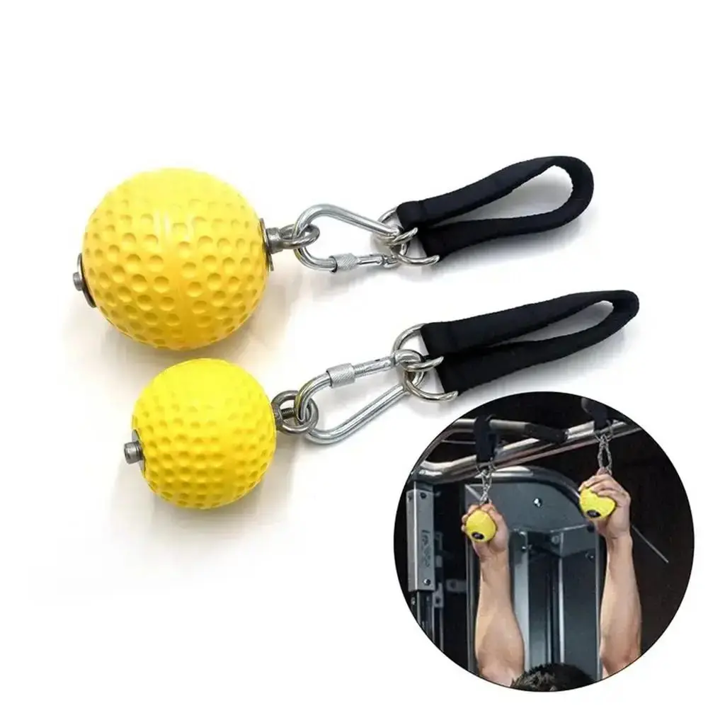Ball-shaped Grip Strength Trainer Pull-up Assistance Wooden Forearm ...