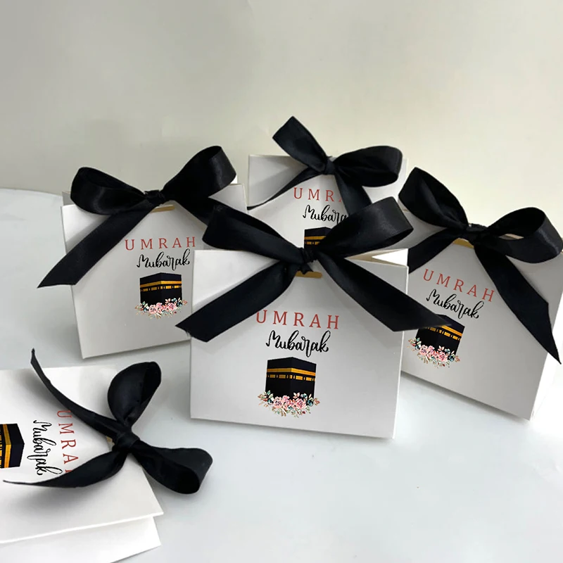 5pcs umrah mubarak boxes Muslim Islamic Ramadan Kareem Iftar eid al ...