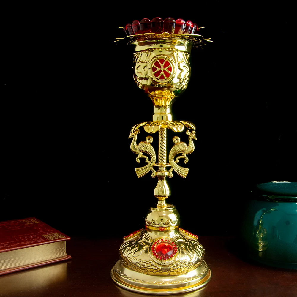 Orthodox Candlestick Church Family Candlestick Alloy Retro Decorative ...