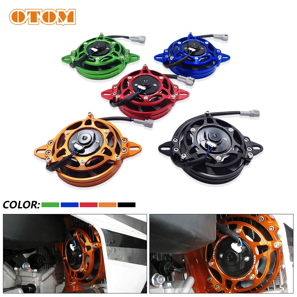 OTOM 200cc 250cc 300cc Motorcycle Cooling Fan 120mm Dirt Pit Bike ...