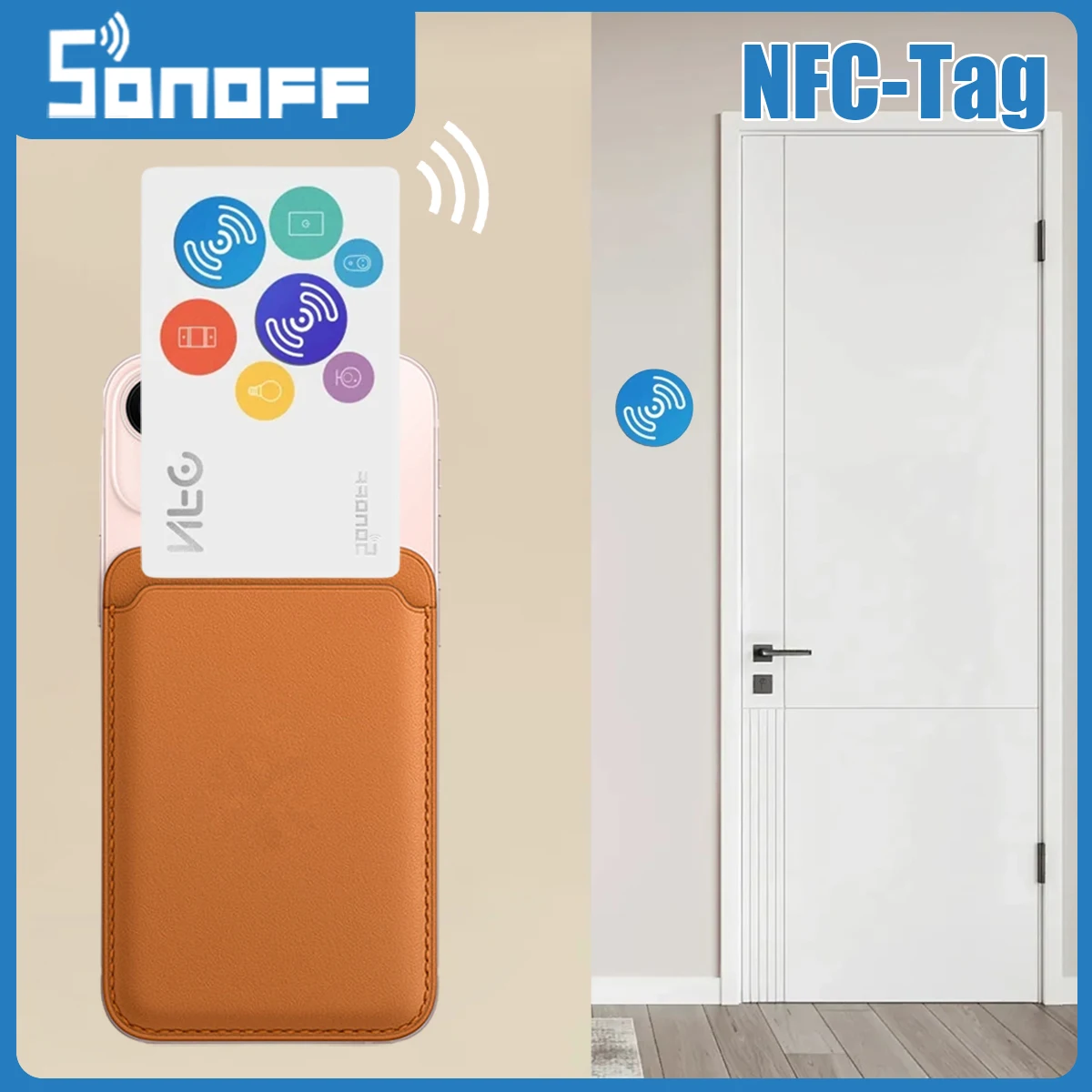 sonoff NFC Tag Stickers NFC tags RFID adhesive label sticker Universal ...