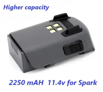 Refitting higher capacity battery for DJI Spark drone 2250mAh 11.4V ...