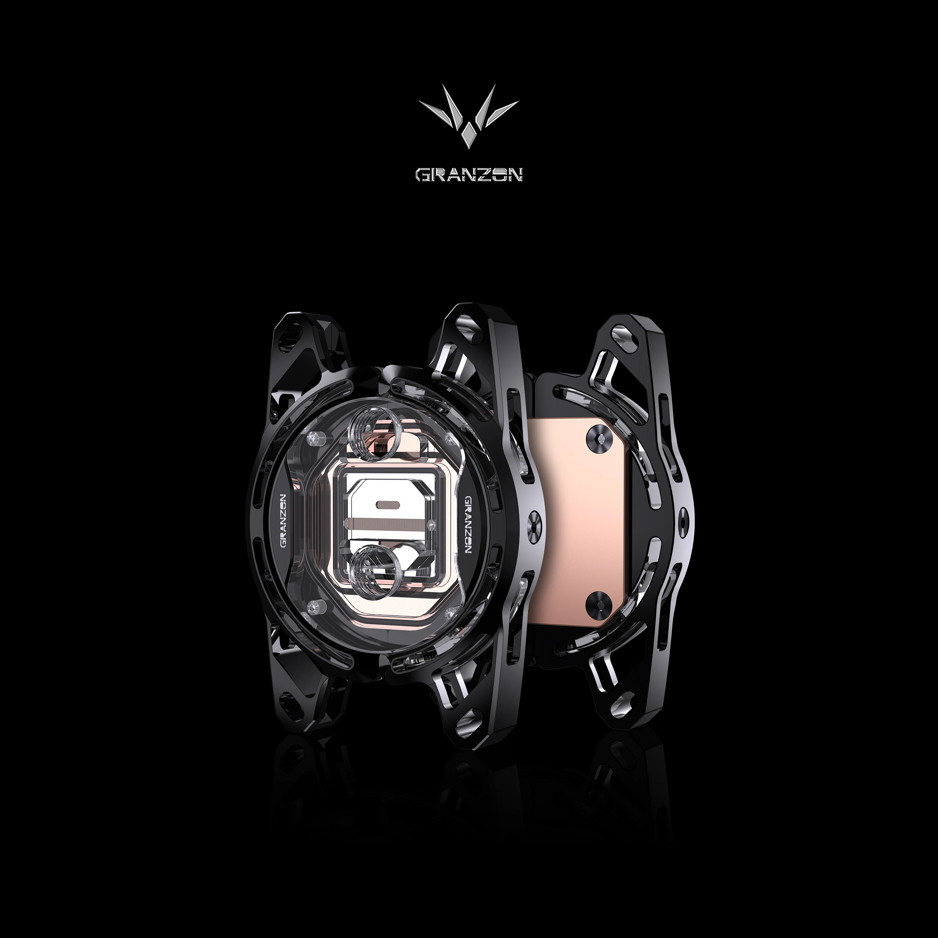 Granzon GAM0.1 CPU Water Block for AMD Ryzen 3/5/7 X470 X570 Water ...