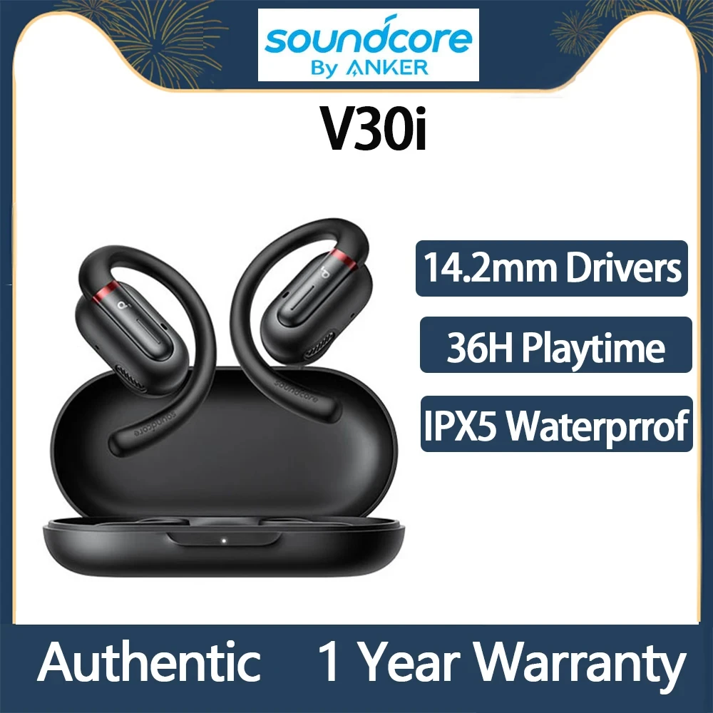 Original-Soundcore-by-Anker-V30i-Open-Ear-Headphones-Ultra-Comfort ...