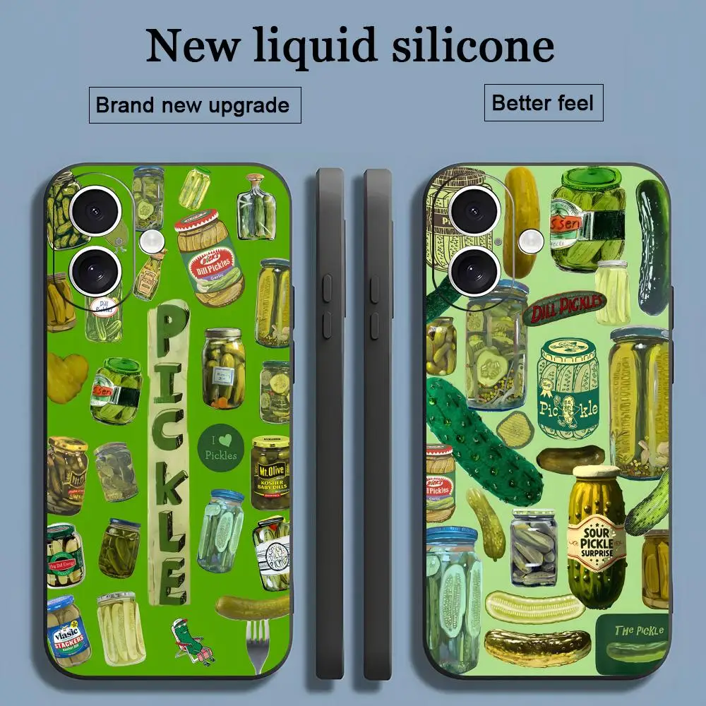 Brand Cool Pickled cucumbers Phone Case For iPhone 17 16 15 14 13 12 11 ...