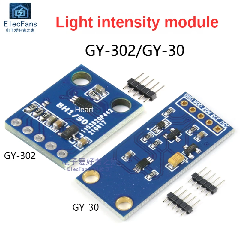 BH1750FVI-Light-Intensity-Module-Illumination-Ball-Detection-Digital ...