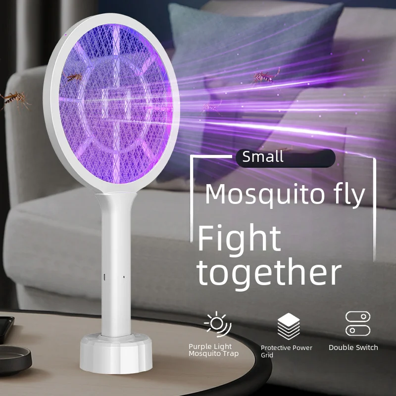 2-in-1-Indoor-Mosquito-Swatter-Home-Use-Rechargeable-Killer-Lamp-Ultra ...