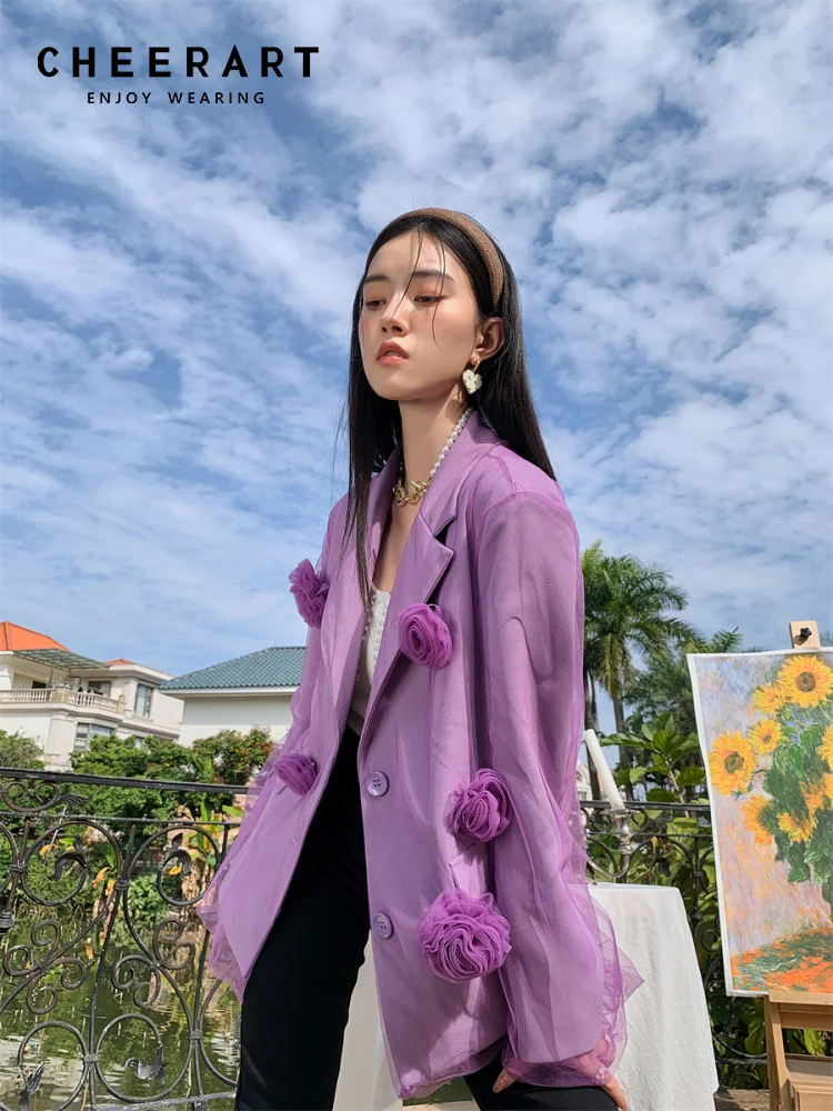 Purple Clothes Fashion Jackets | Spring Autumn Purple Blazer | Purple ...