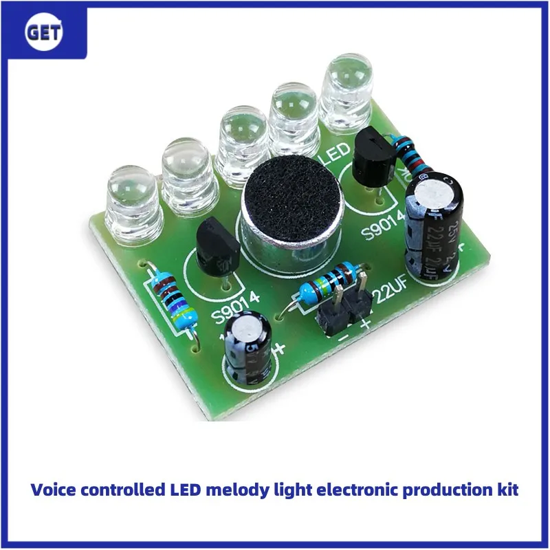 Voice-controlled-LED-Melody-light-electronic-making-kit-Electronic-DIY ...