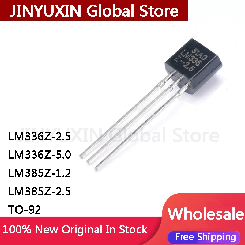 20Pcs New LM336Z-2.5 LM336Z-5.0 LM336 LM336Z LM385Z-1.2 LM385Z-2.5 ...