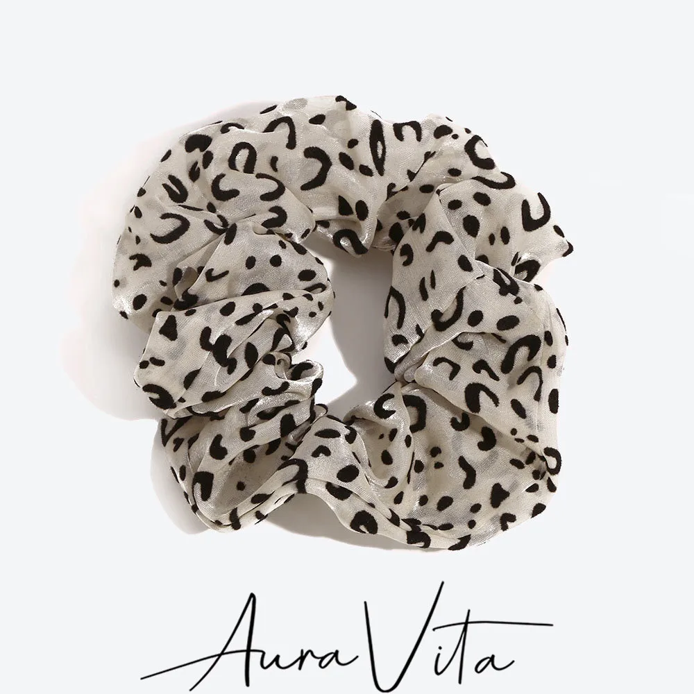 AuraVita-Leopard-Print-High-Elasticity-Scrunchies-Hair-Rope-Party ...