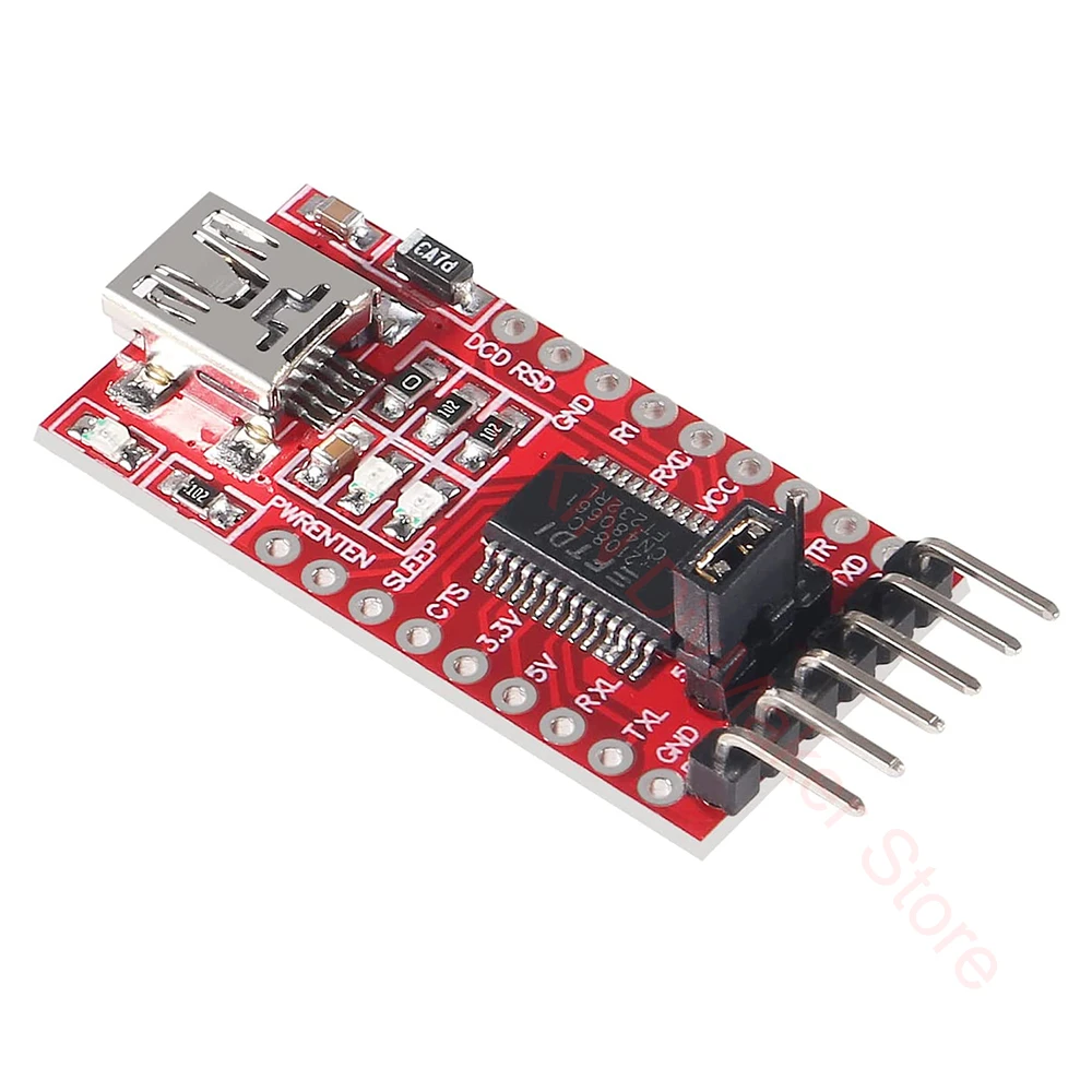 FT232RL FTDI Mini USB to TTL Serial Converter Adapter Module FT232R ...