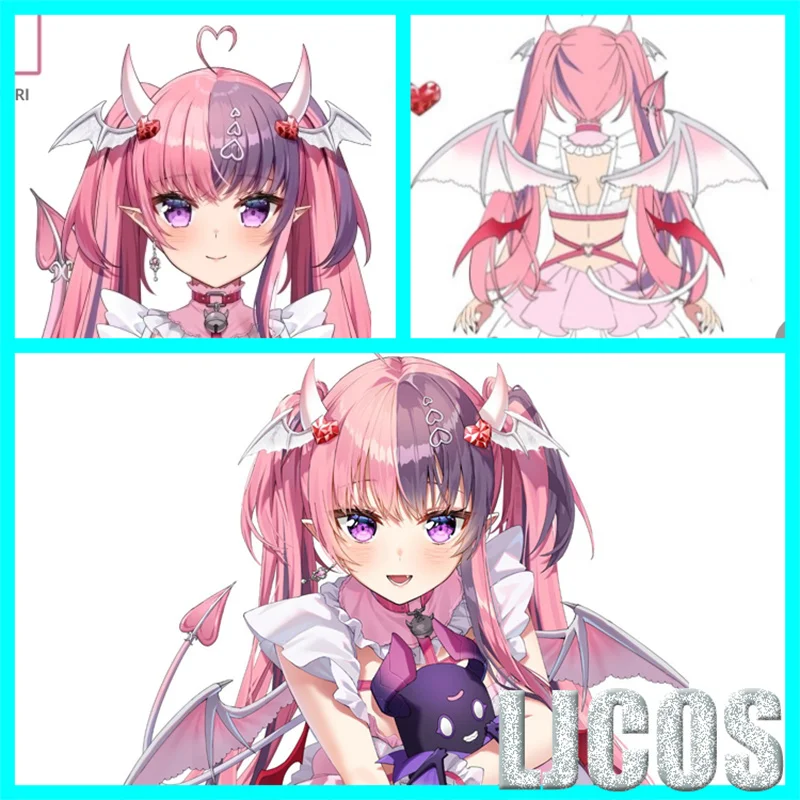 2022-VTuber-Hololive-Ironmouse-Cosplay-Headwear-Horns-Wings-Tails ...