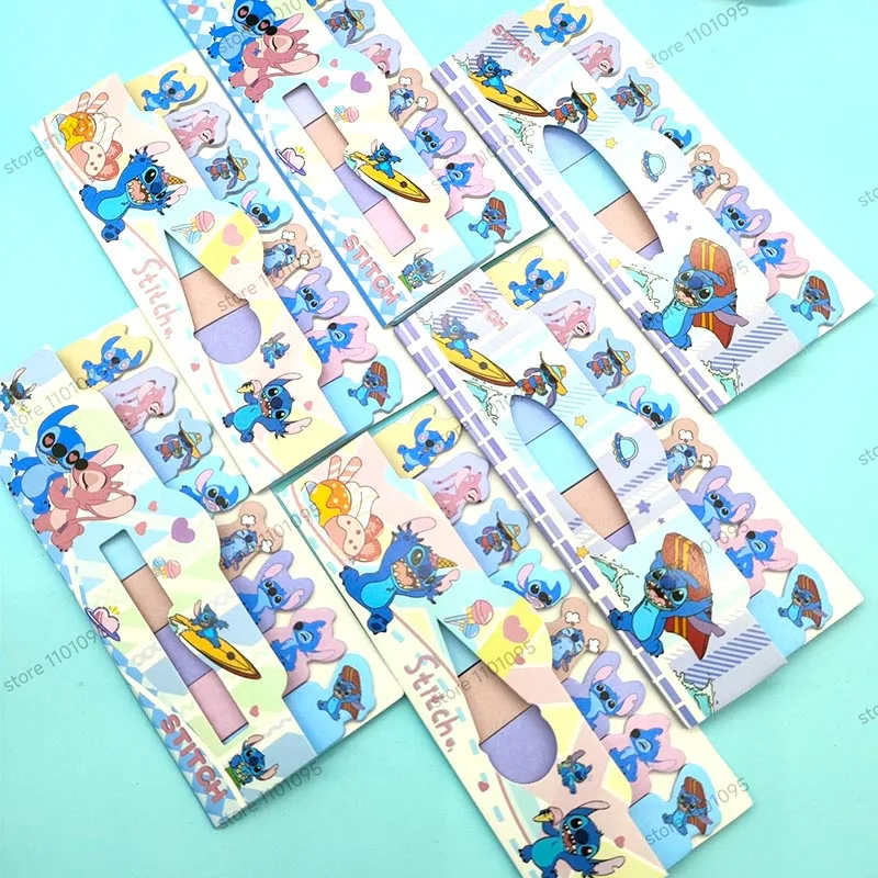 3-Stks-partij-Disney-Stitch-Memo-Pad-Plaknotities-Bladwijzer-Kawaii ...