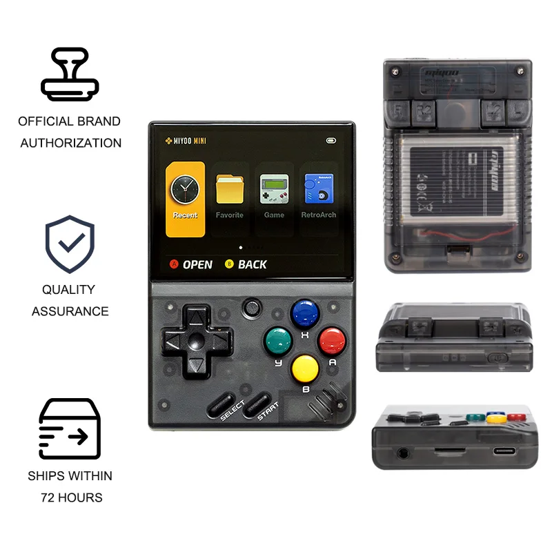 MIYOO consola de juegos Retro MINI V3 portátil, pantalla IPS HD de 2,8 ...
