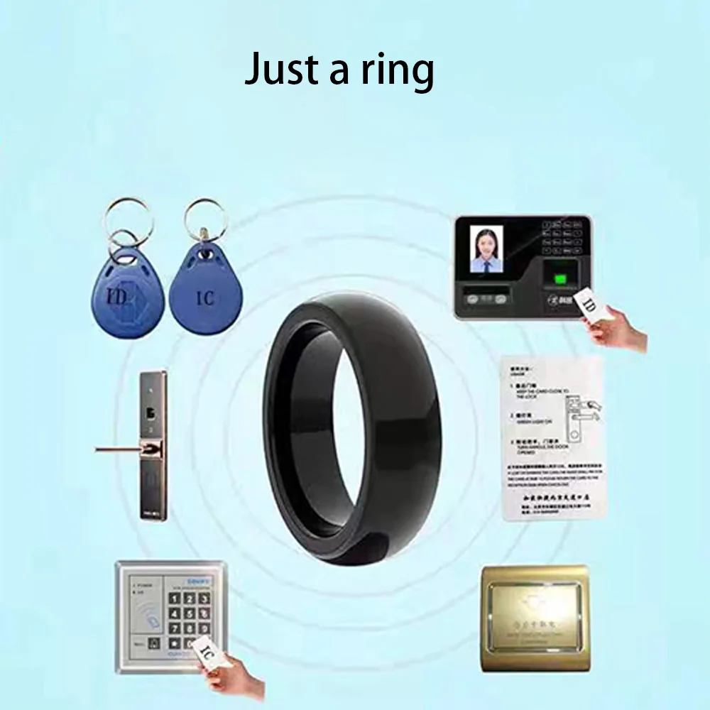 RFID-Rewritable-Smart-Chip-Ring-NFC-Waterproof-Badge-CUID-T5577-Tag ...