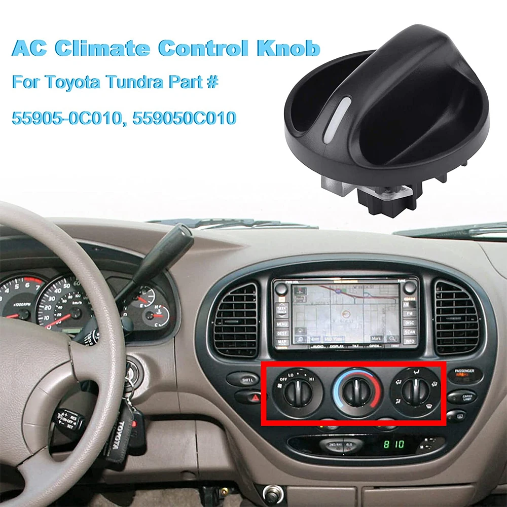 AC-Climate-Control-Knob-Switch-Replaces-55905-0C010-559050C010-For-Toyota-Tundra-2000-2006-Air ...