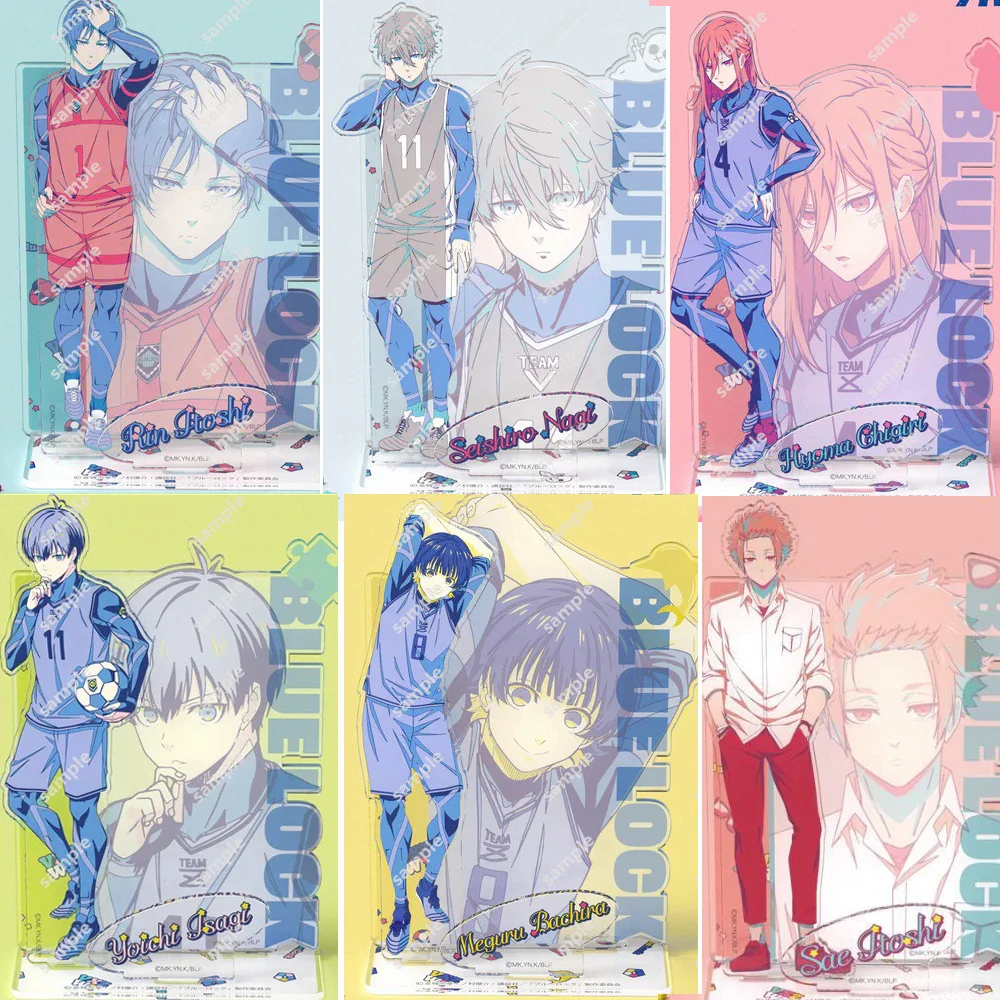 Anime BLUE LOCK Acrylic Stand Model Doll Isagi Yoichi Chigiri Hyoma ...