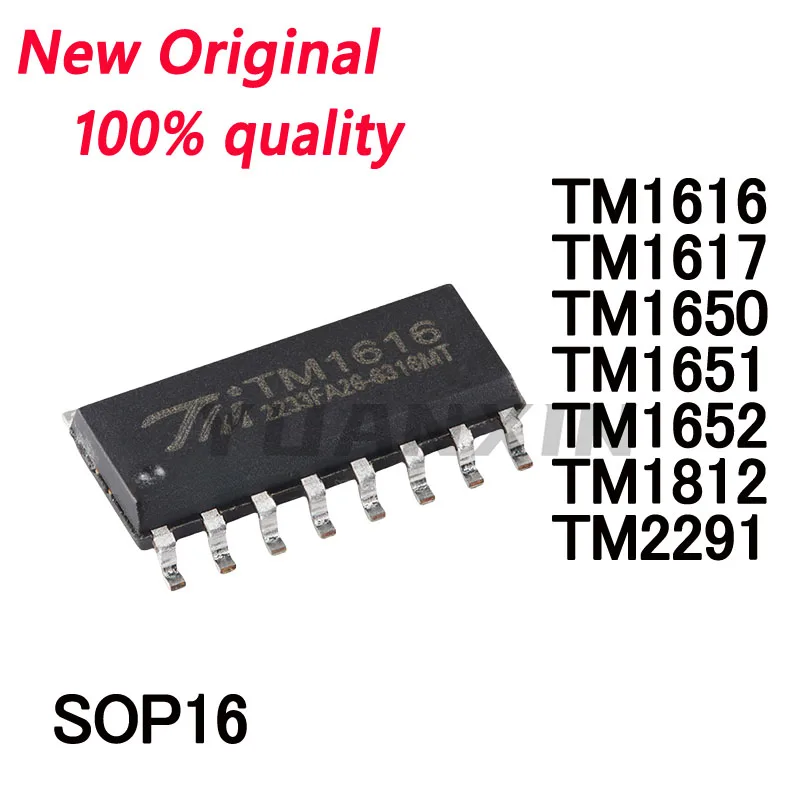 10-PCS-New-Original-TM1616-TM1617-TM1650-TM1651-TM1652-TM1812-TM2291-SOP16-LED-drive-control ...