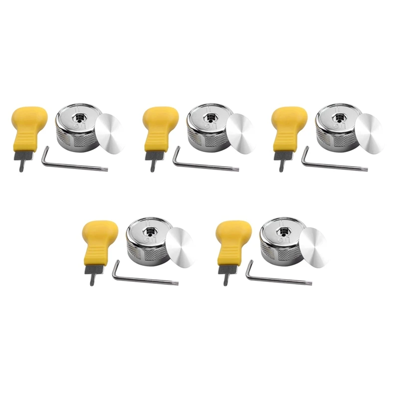 5X-Car-Gear-Shift-Selector-Knob-Upgrade-Chrome-Fit-For-Land-Rover ...