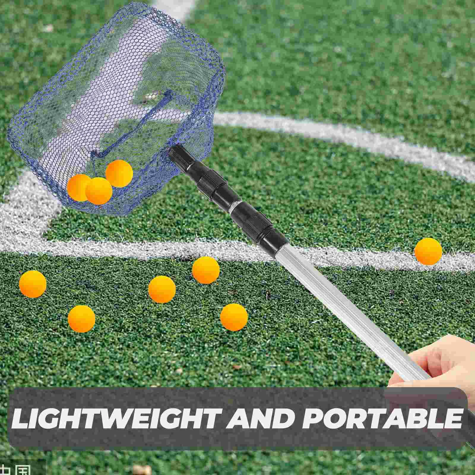 Adjustable Table Tennis Ball Collector Telescopic 3-piece Pole Table ...