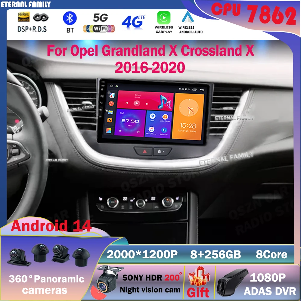 Android-14-For-Opel-Grandland-X-crossland-x-2016-2020-Carplay-Multimedia-Monitor-Screen-Stereo ...