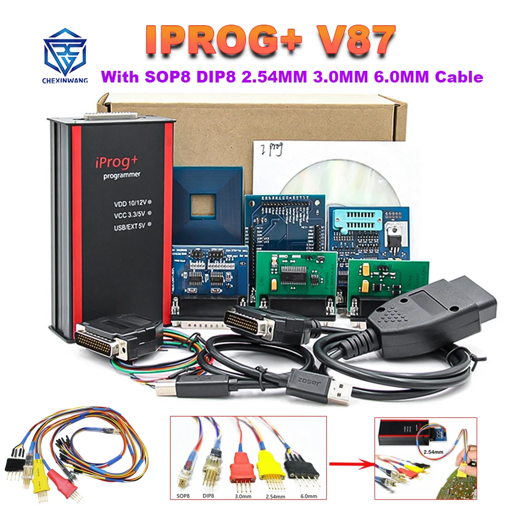 IPROG-V87-Iprog-Pro-Full-Adapters-for-IMMO-Mileage-Correction-Airbag-Reset-ECU-Key-Programmer ...