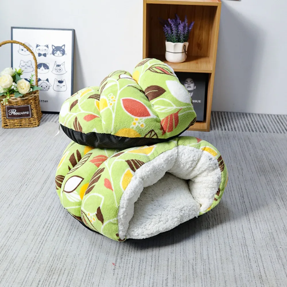 Ninho-peludo-para-ninho-de-gato-chinelos-bonitos-produtos-para-animais ...