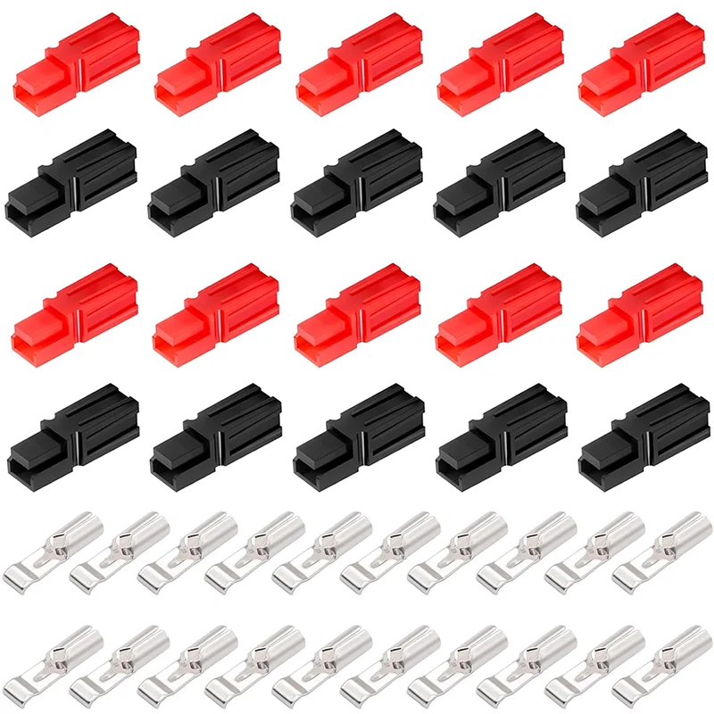 5-10-20-50-100Pairs-Red-Black-30A-Power-Connector-Terminals-For ...