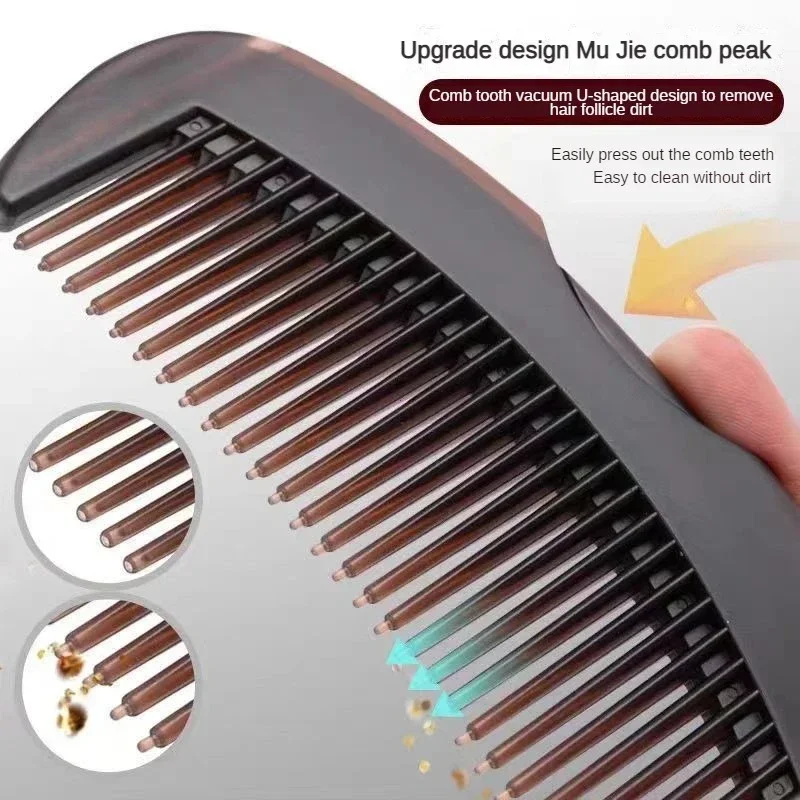 Dandruff Removal Scalp Hair Combs Hair Dressing Comb Self-Cleaning Anti ...