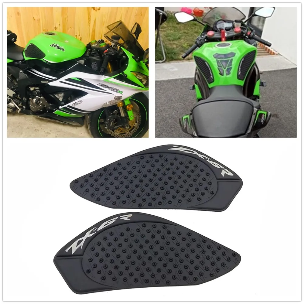 3M-Decal-Anti-slip-Tank-Pad-Gas-Knee-Grip-Traction-Side-For-Kawasaki ...